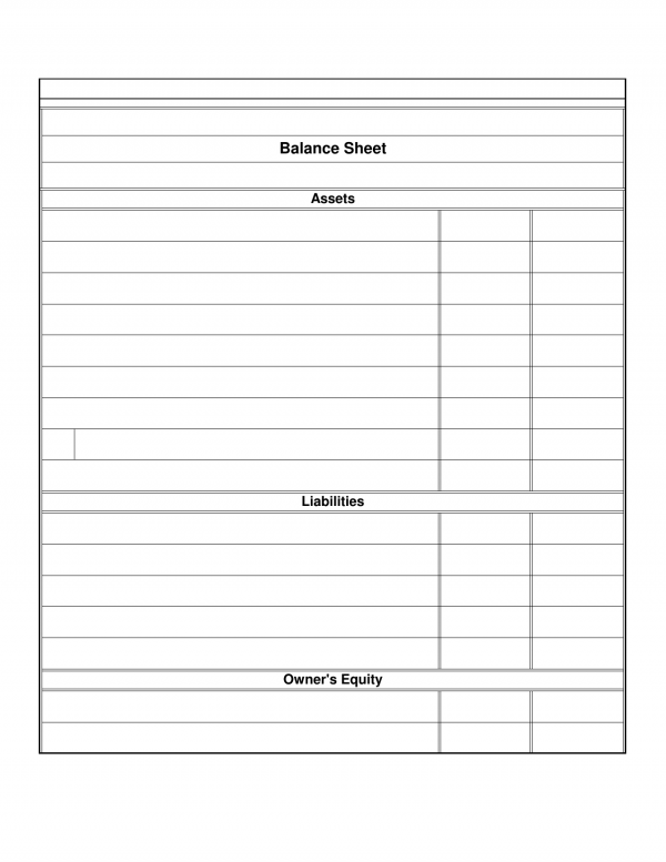 Download Restaurant Balance Sheet Template Excel PDF RTF Word 
